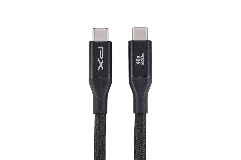 PX 大通 USB 4 40G/240W C-C快充傳輸線(1m) UCC4X-1MB
